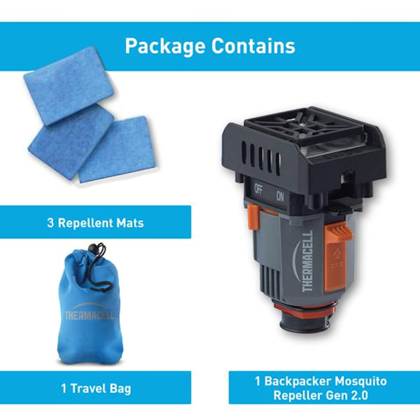 Thermacell Backpacker Mosquito Repeller Device – Getaway Outdoors Kelmscott