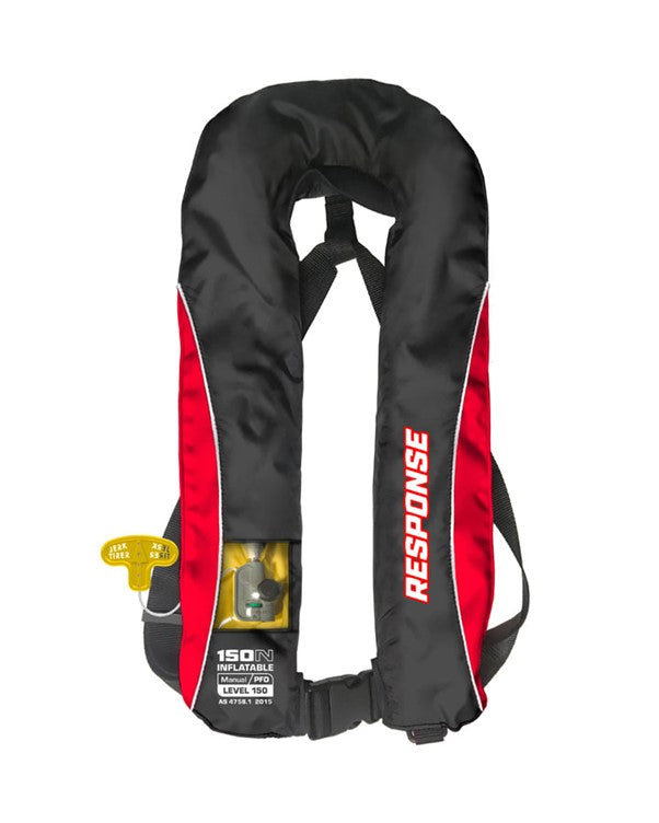 Response Manual Inflatable PFD Adult Red – Getaway Outdoors Kelmscott