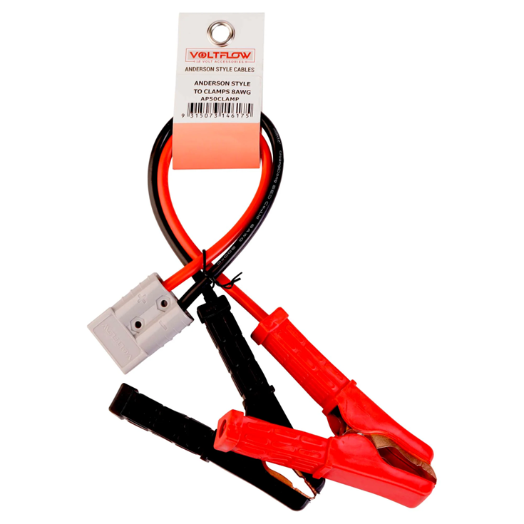 Voltflow Cable Anderson To Gater Clamps – Getaway Outdoors Kelmscott